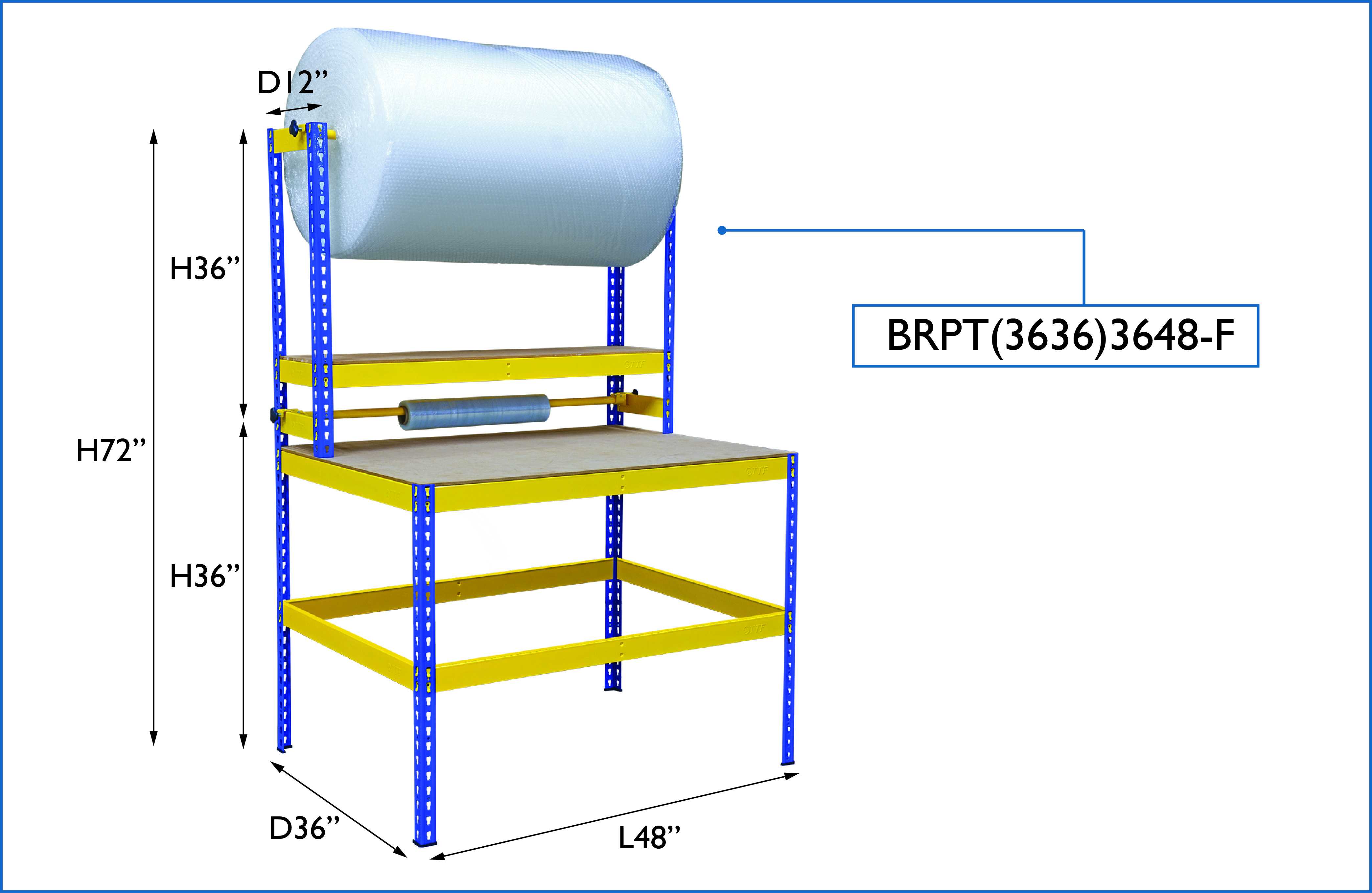 Boltless Rack Packing Table | Packing Station | Warehouse Packing Table